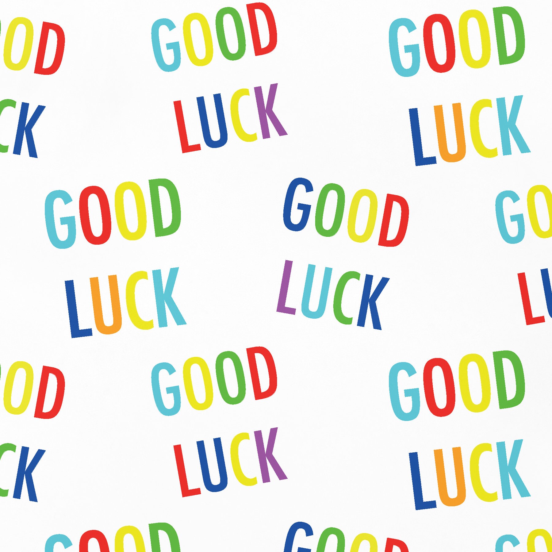 Good Luck Wrapping Paper And Gift Tags 'Good Luck' - Etsy Polska
