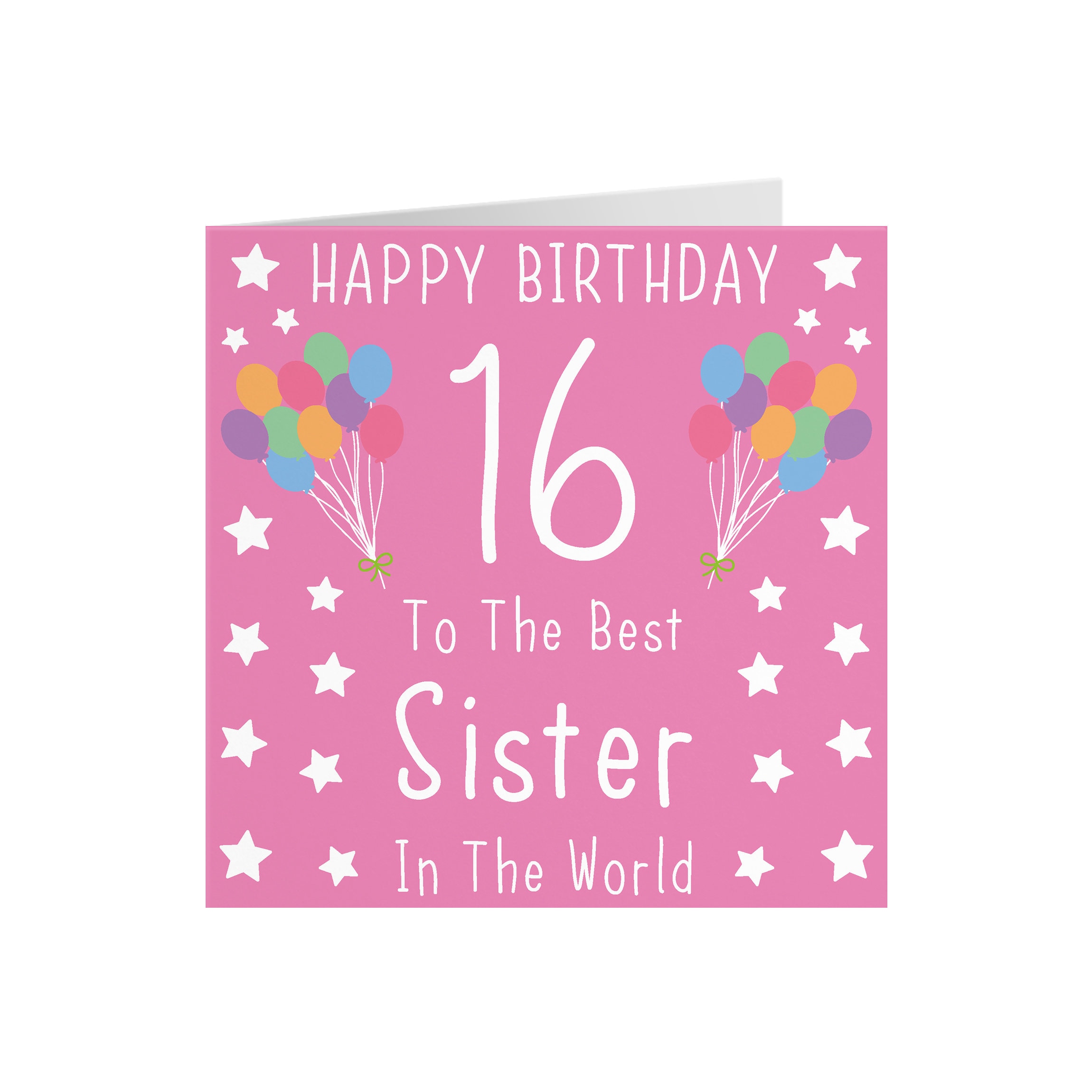 Sister 16th Birthday Card Happy Birthday 16 to the Best - Etsy