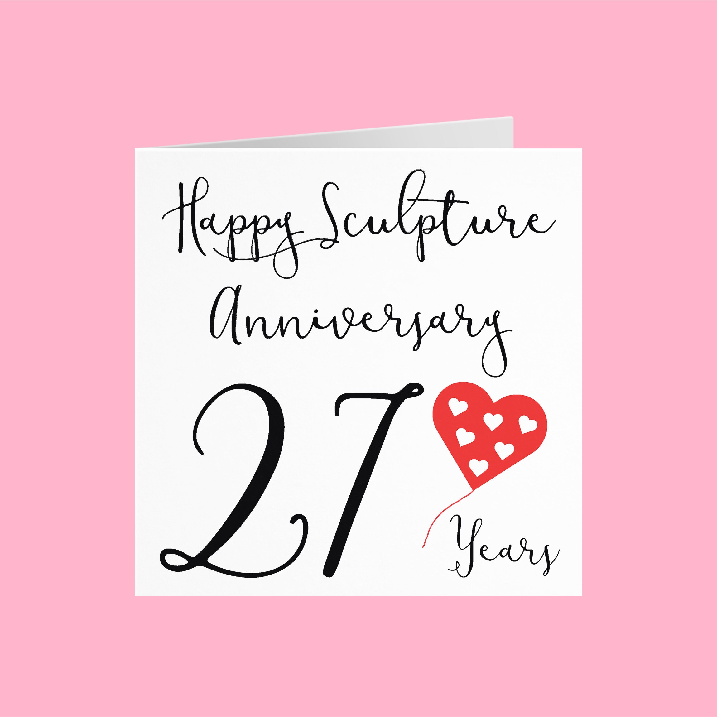 Office Paper Products 27 Years On Our Sculpture Anniversary My Wife 
