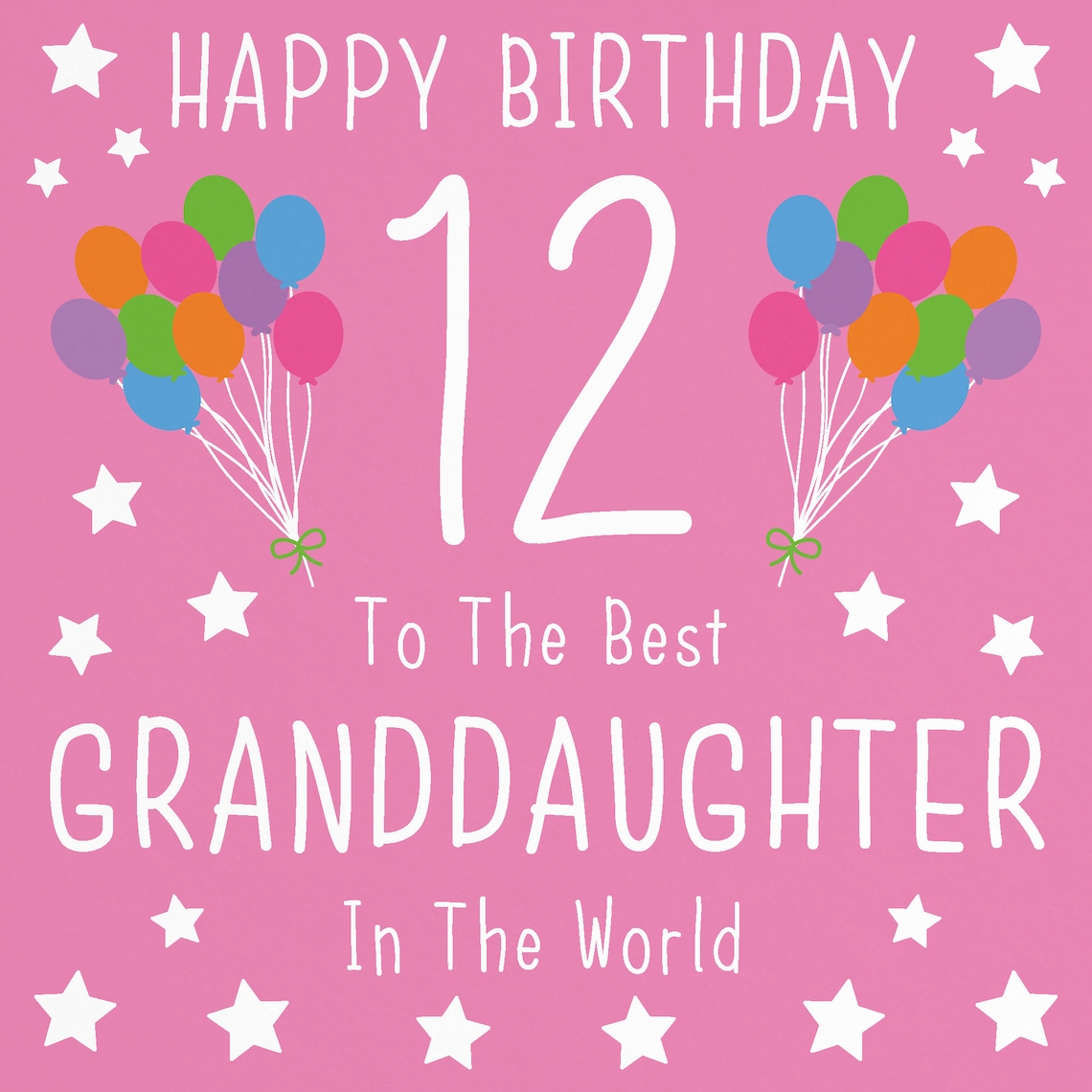Granddaughter 12th Birthday Card Happy Birthday 12 to - Etsy UK Granddaughter 12th Birthday Card Happy Birthday 12 to - Etsy UK
