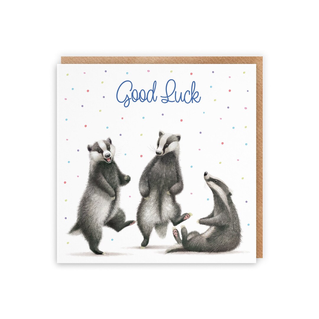 Hunts England Badgers Good Luck Card for Him, Her Milo's Gallery ...