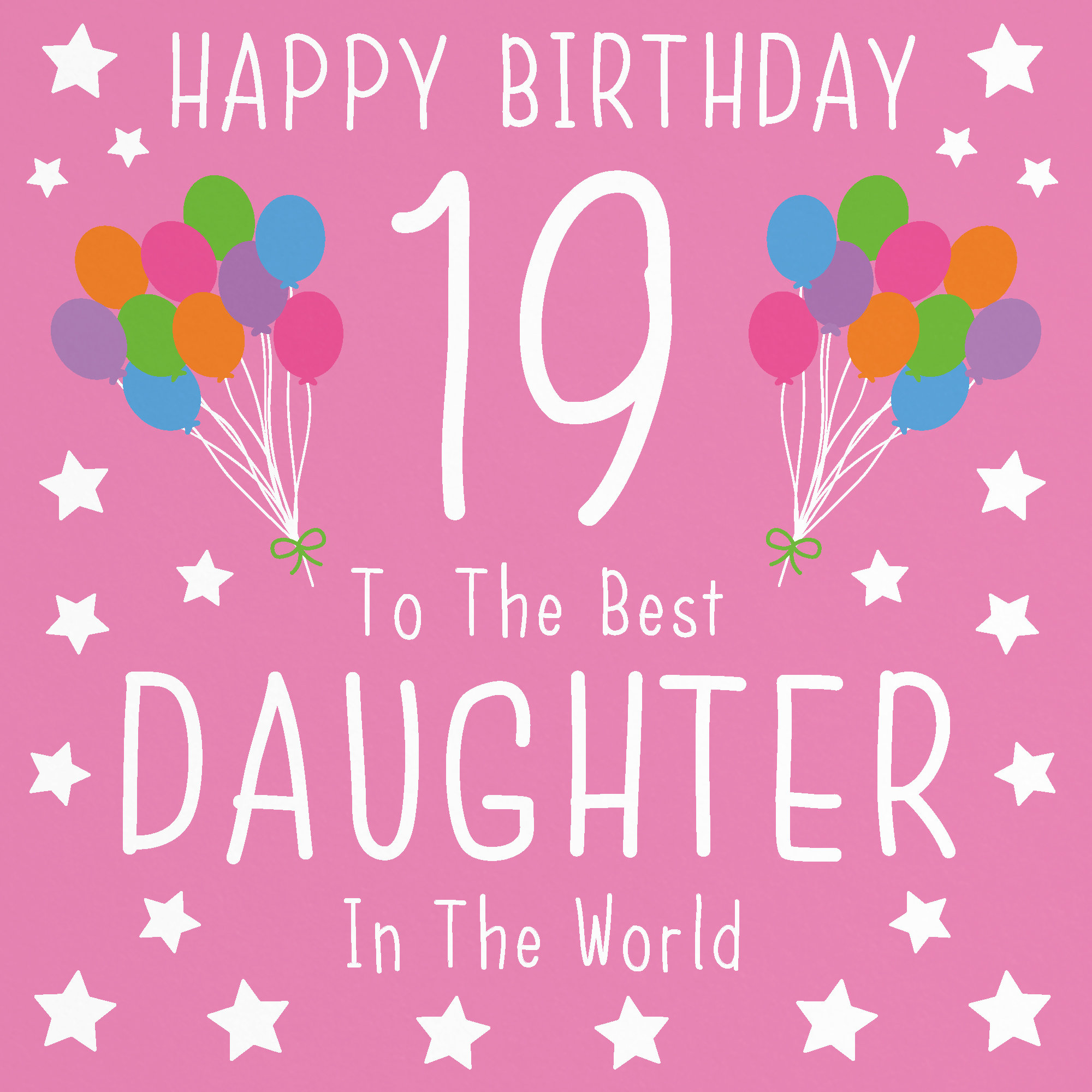 Daughter 19th Birthday Card Happy Birthday 19 to the | Etsy UK