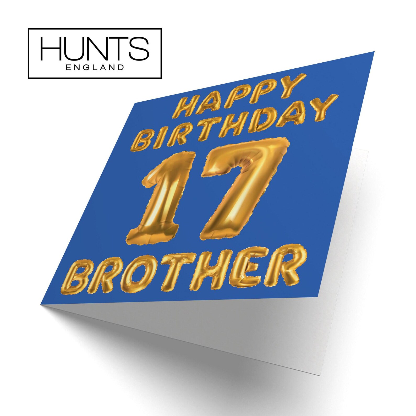 Brother 17th Birthday Card - Happy Birthday - 17 - Brother - Balloon ...