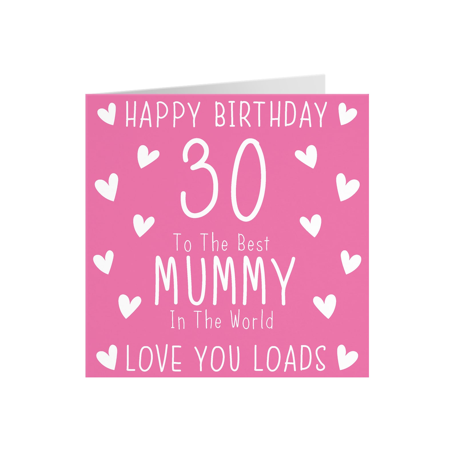 Mummy 30th Birthday Card - Happy Birthday - 30 - to the Best Mummy in ...