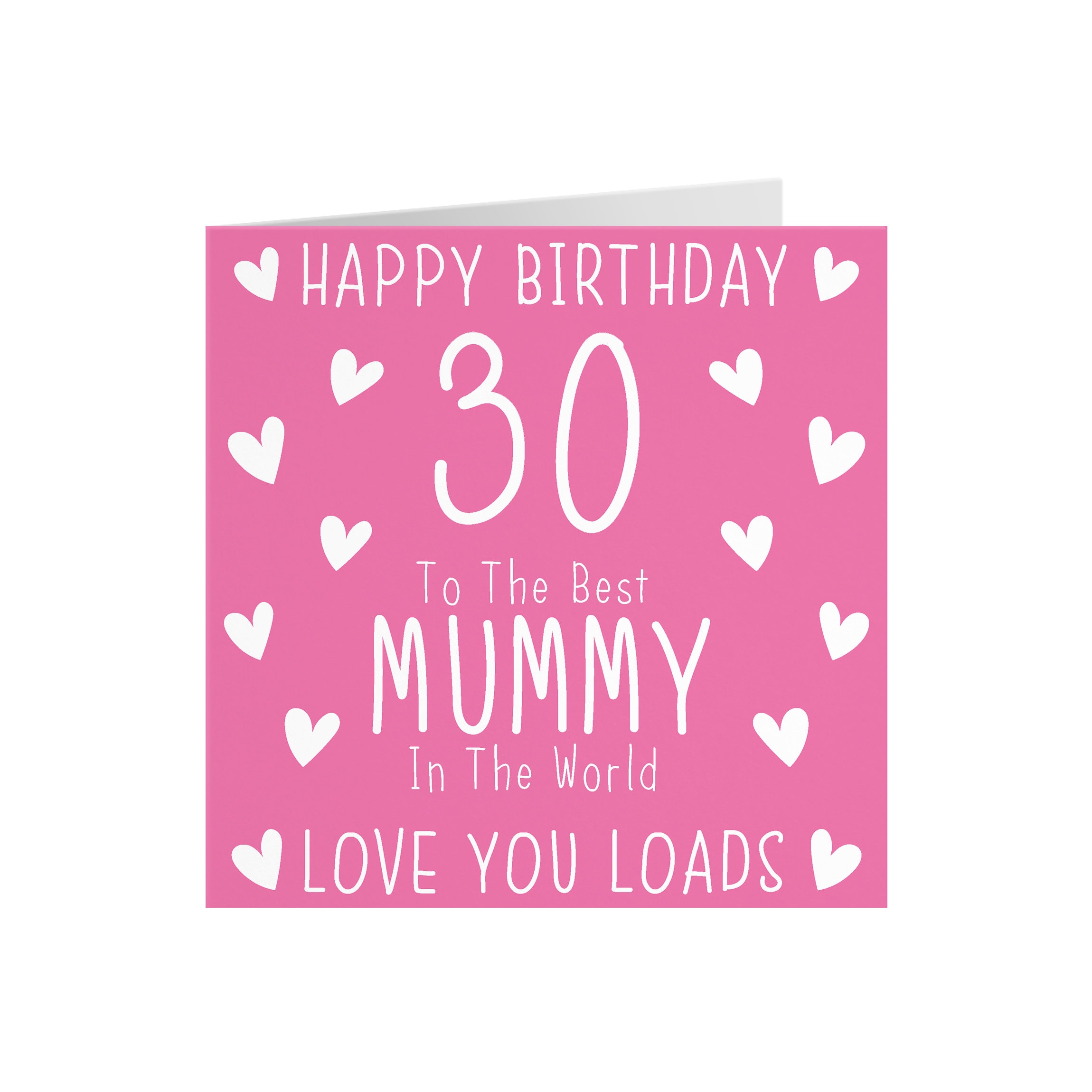 Mummy 30th Birthday Card Happy Birthday 30 to the Best - Etsy UK