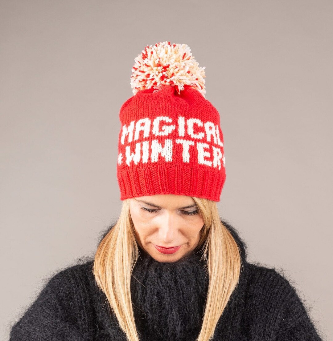 Personalized Knit Beanie, Custom Made Beanie, Personalized Gift Hat ...