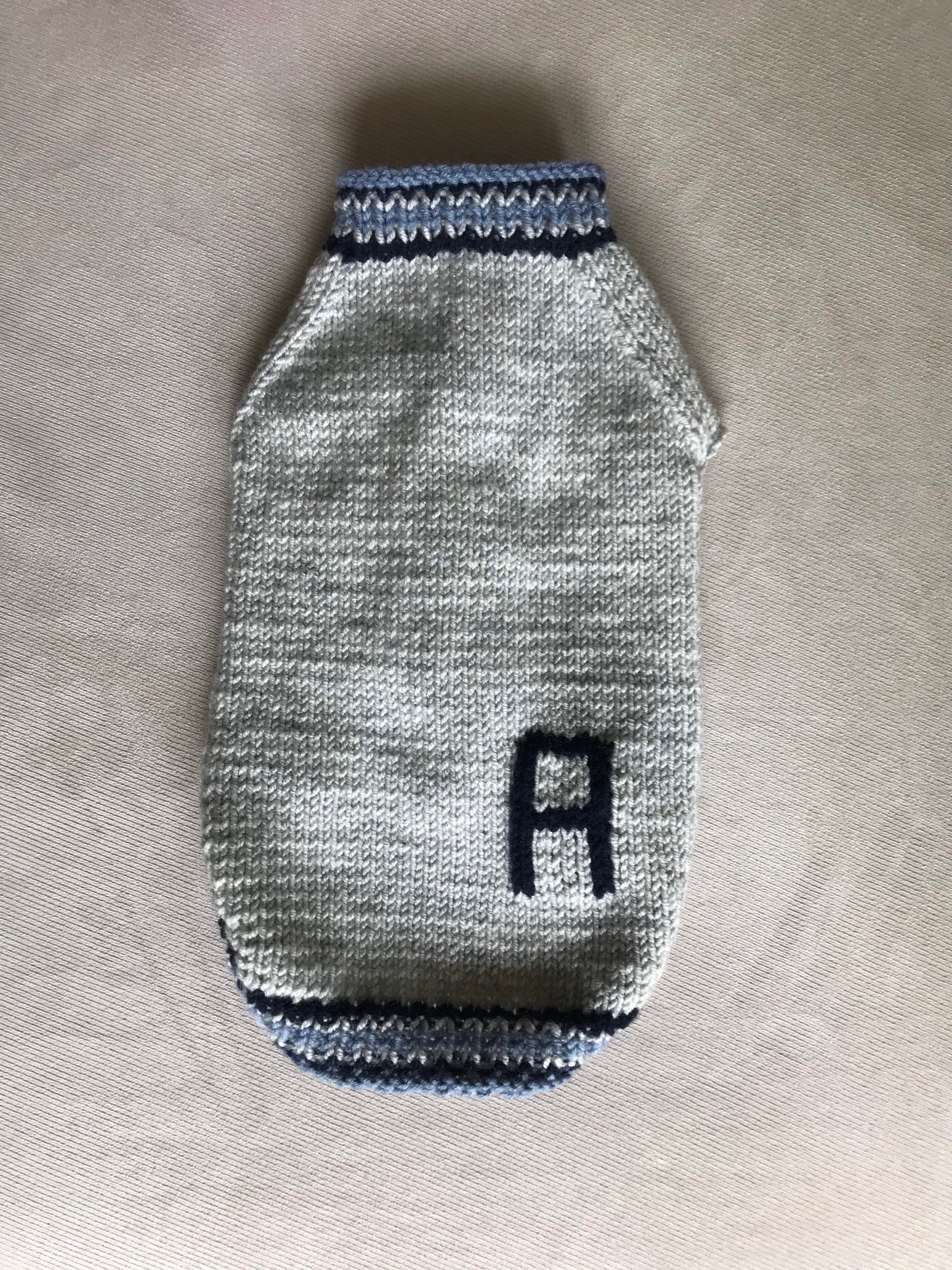 Personalized Dog Sweater, Custom Dog Clothes, Knitted Dog Sweater ...