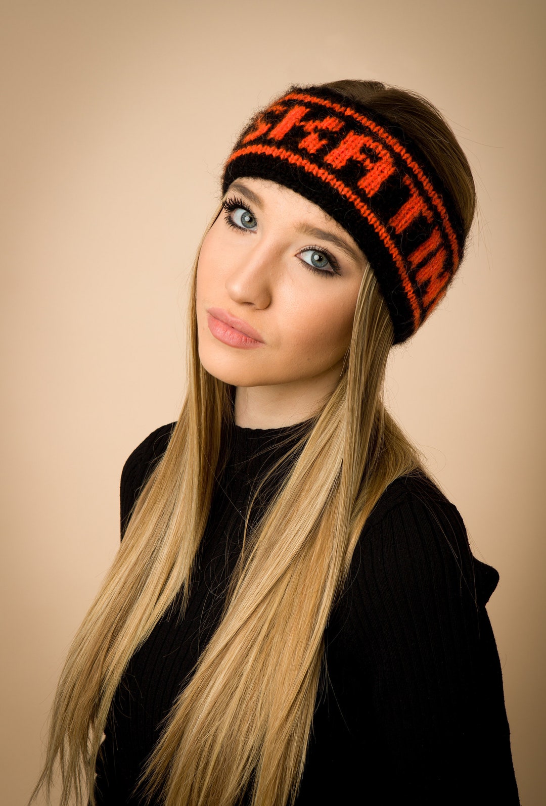 Personalized Head Band, Winter Head Band, Custom Knit Hairband, Name ...