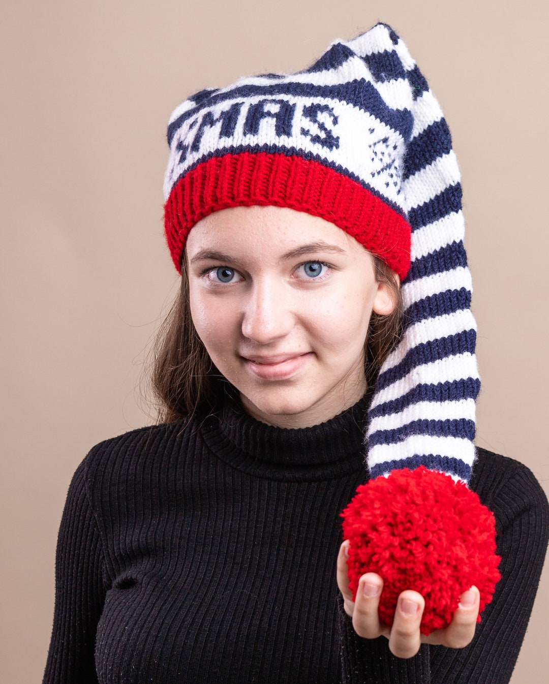 Personalized Christmas Hat, Custom Santa Hat, Christmas Elf Hat, Custom ...