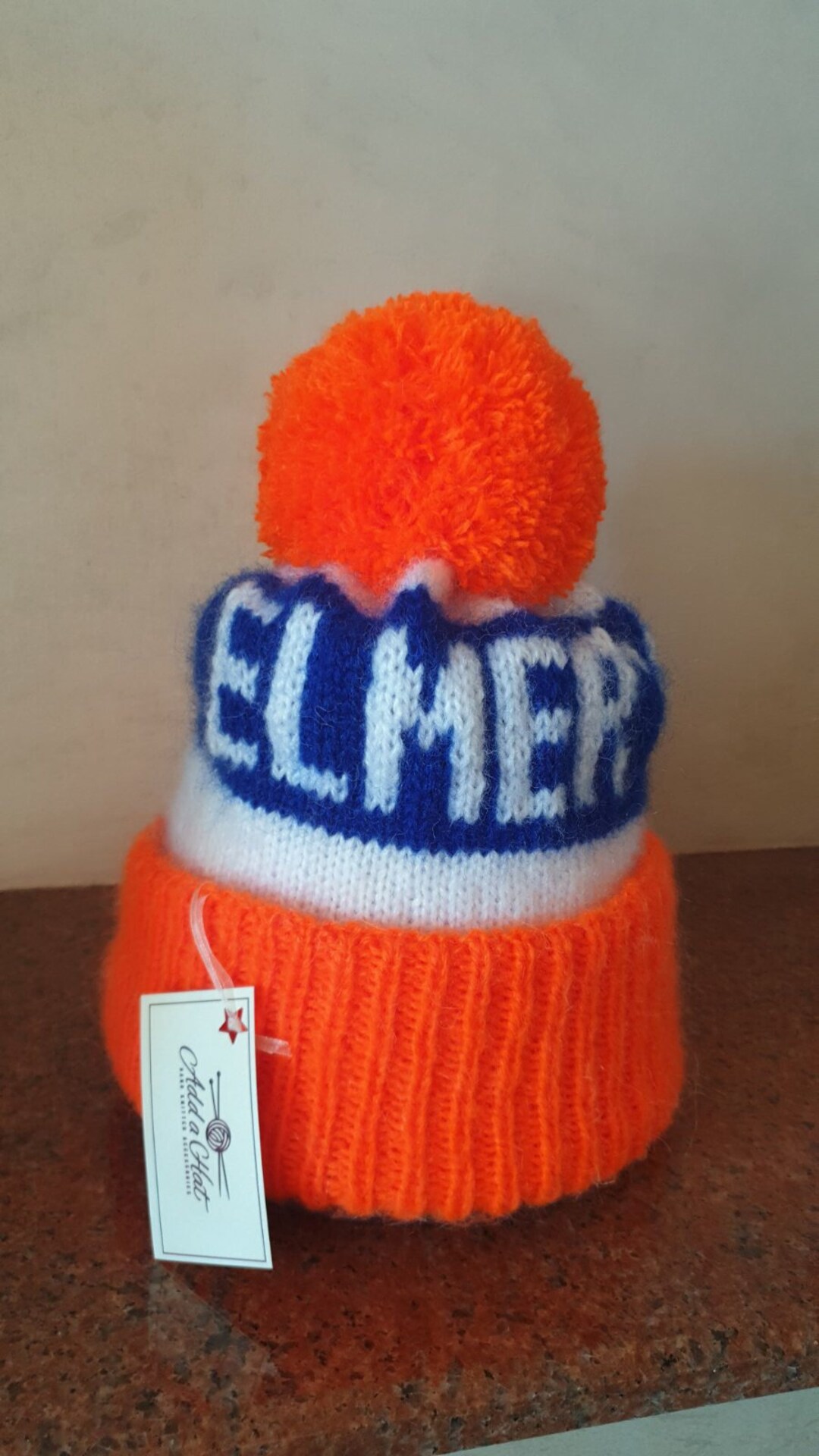 Personalized Name Hat, Custom Knit Hat, Monogram Hat, Custom Hat, Giant ...