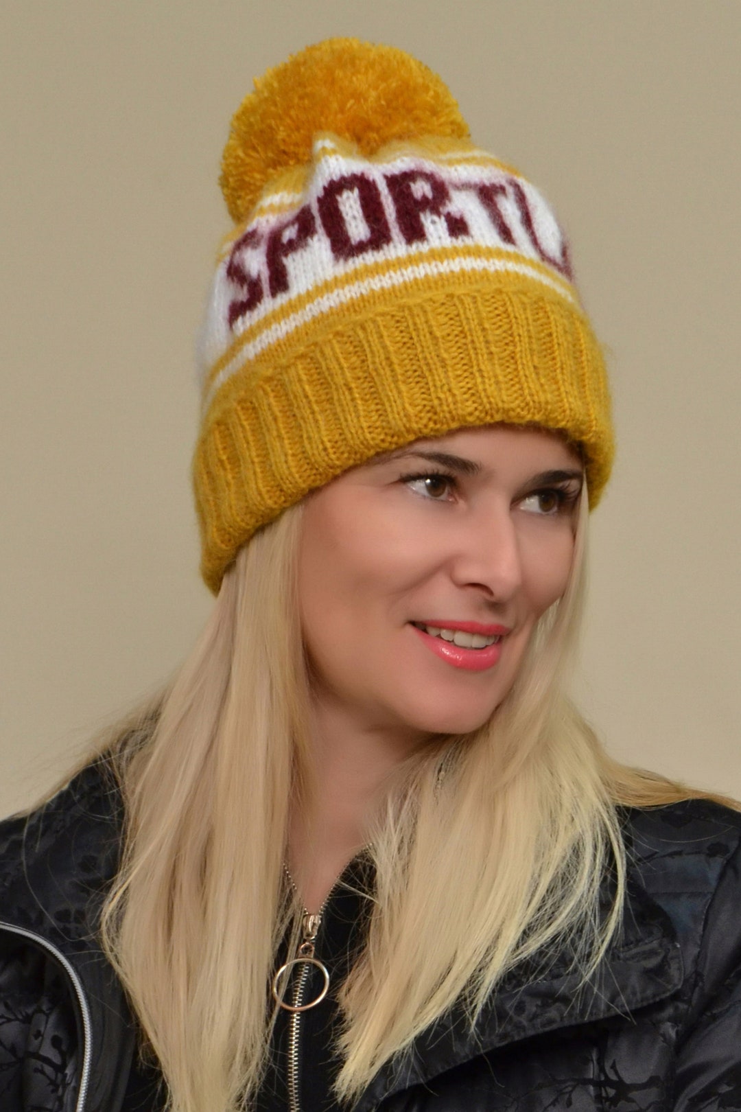 Personalized Hat, Custom Made Knit Hat, Personalized Knit Beanie ...