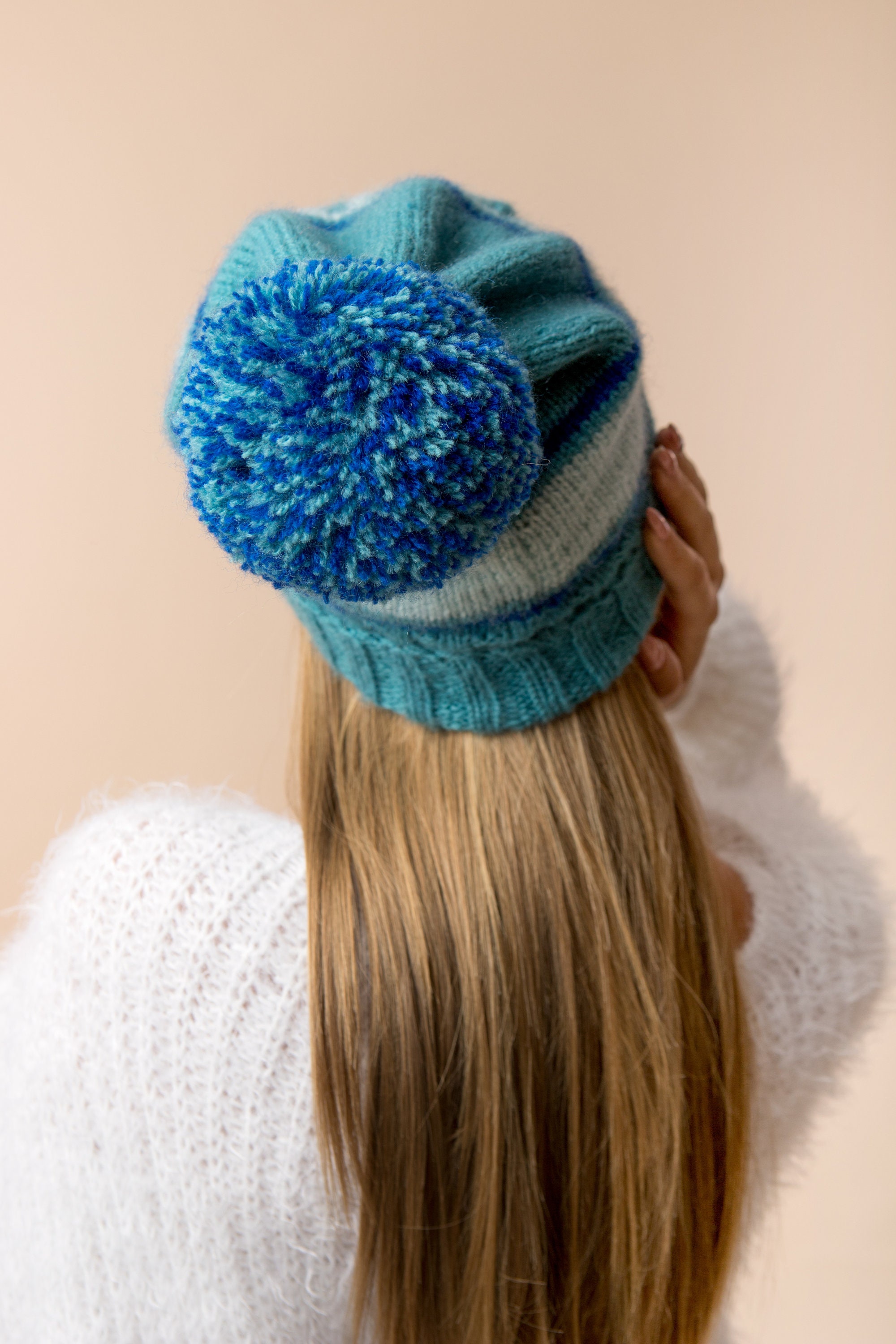 Custom Beanie Hand Knit Custom Hat Personalized Beanie Name - Etsy