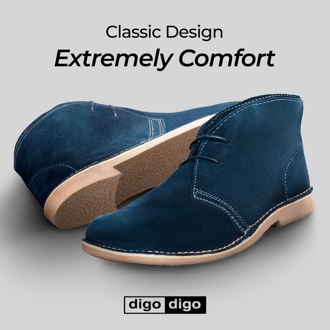 Blue Boots for Man, Mens Blue Boots, Men Boots, Men Suede Boots, Mens ...