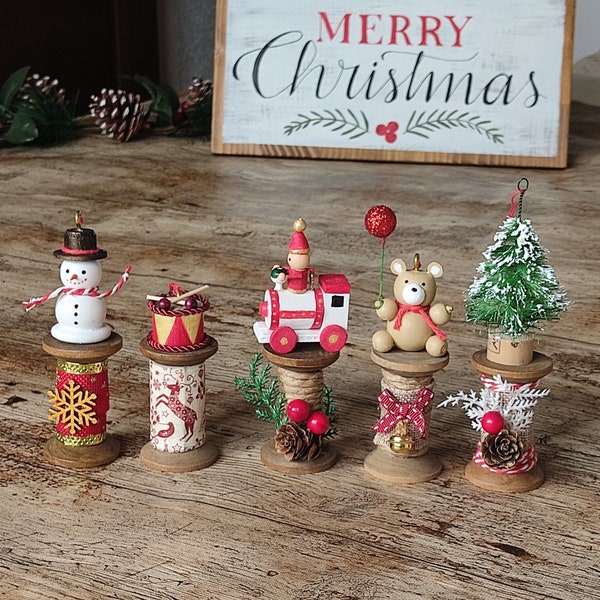 Spool Ornaments - Etsy