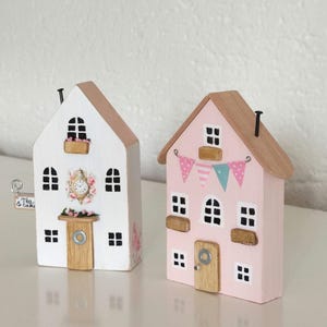 Handmade Mini Wooden Houses to Build Miniature Villages. - Etsy