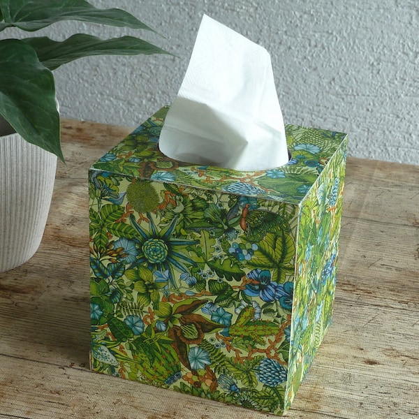 Decorated Tissue Box - Etsy