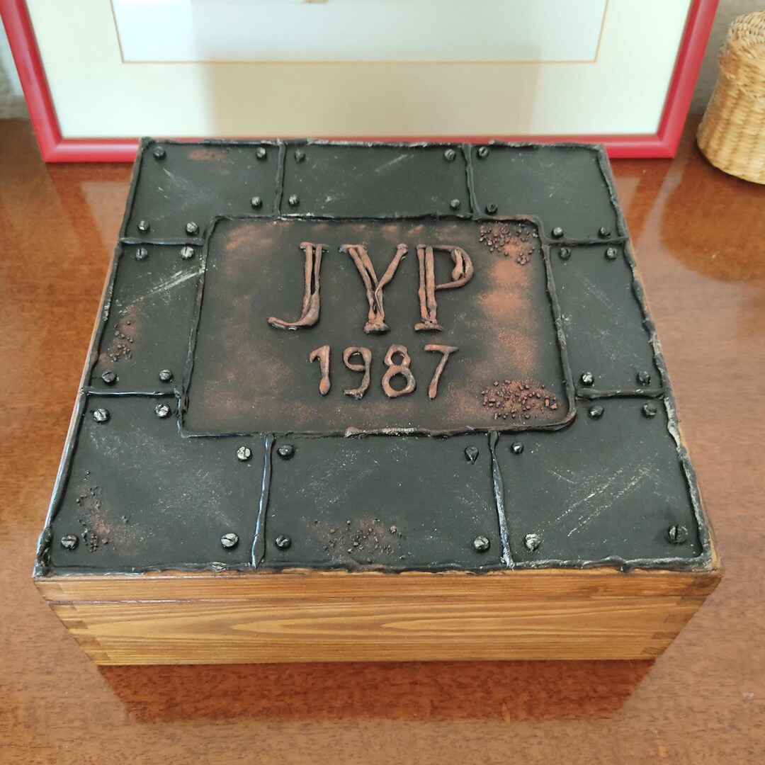 Industrial Style Watch and Jewelry Box. Special Luxury Wooden Box ...