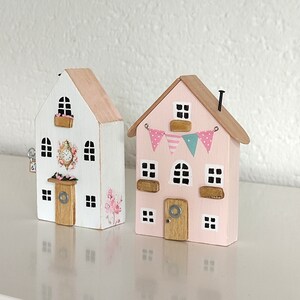 Handmade Mini Wooden Houses to Build Miniature Villages. - Etsy