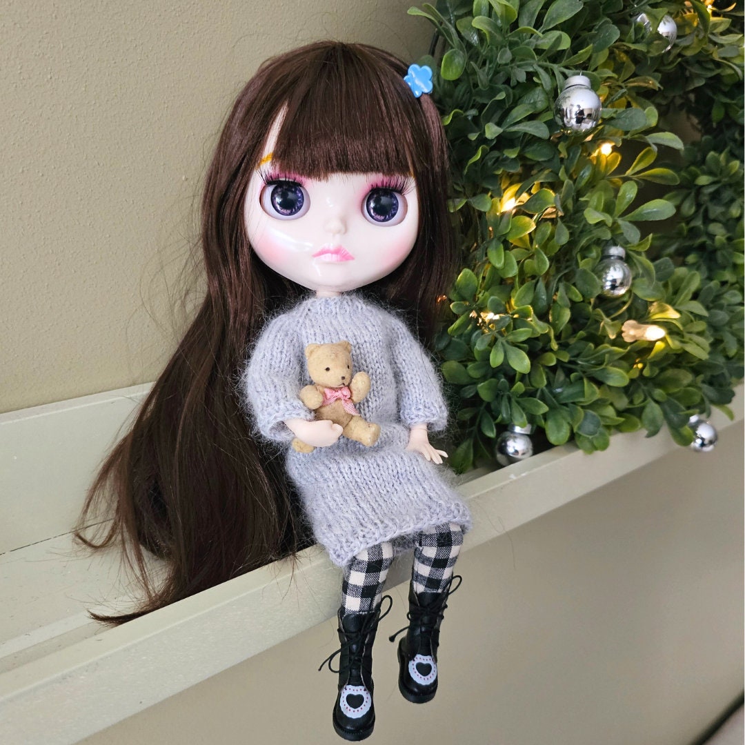Blythe 1/6 Basic Dress Knitting Pattern PDF. Blythe Dress. Dress for ...