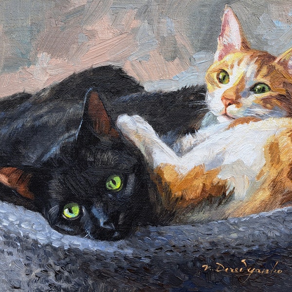 Cat Oil Painting Frame - Etsy