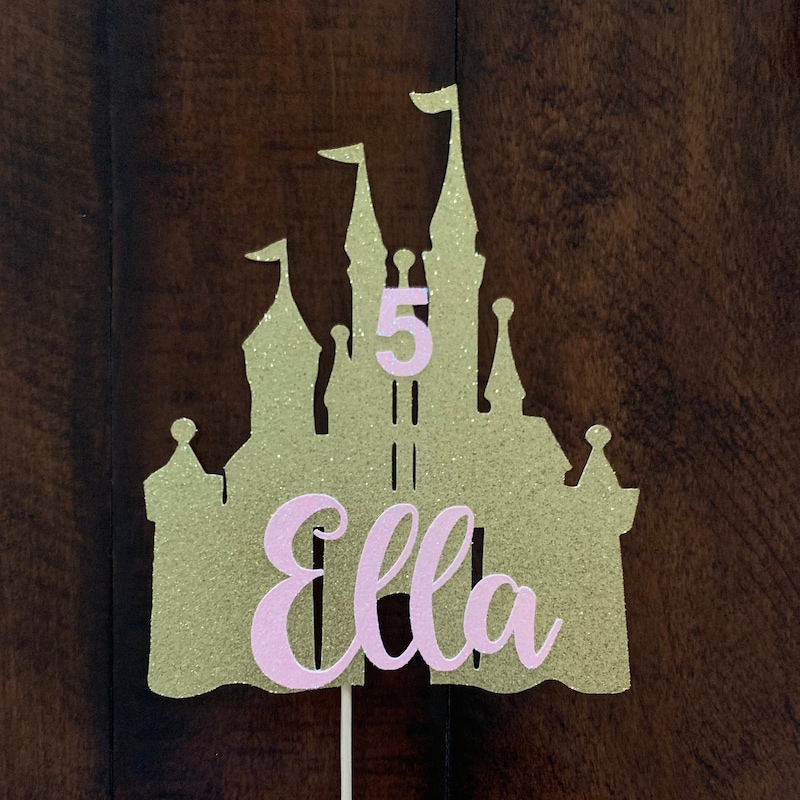 Castle Cake Topper - Etsy