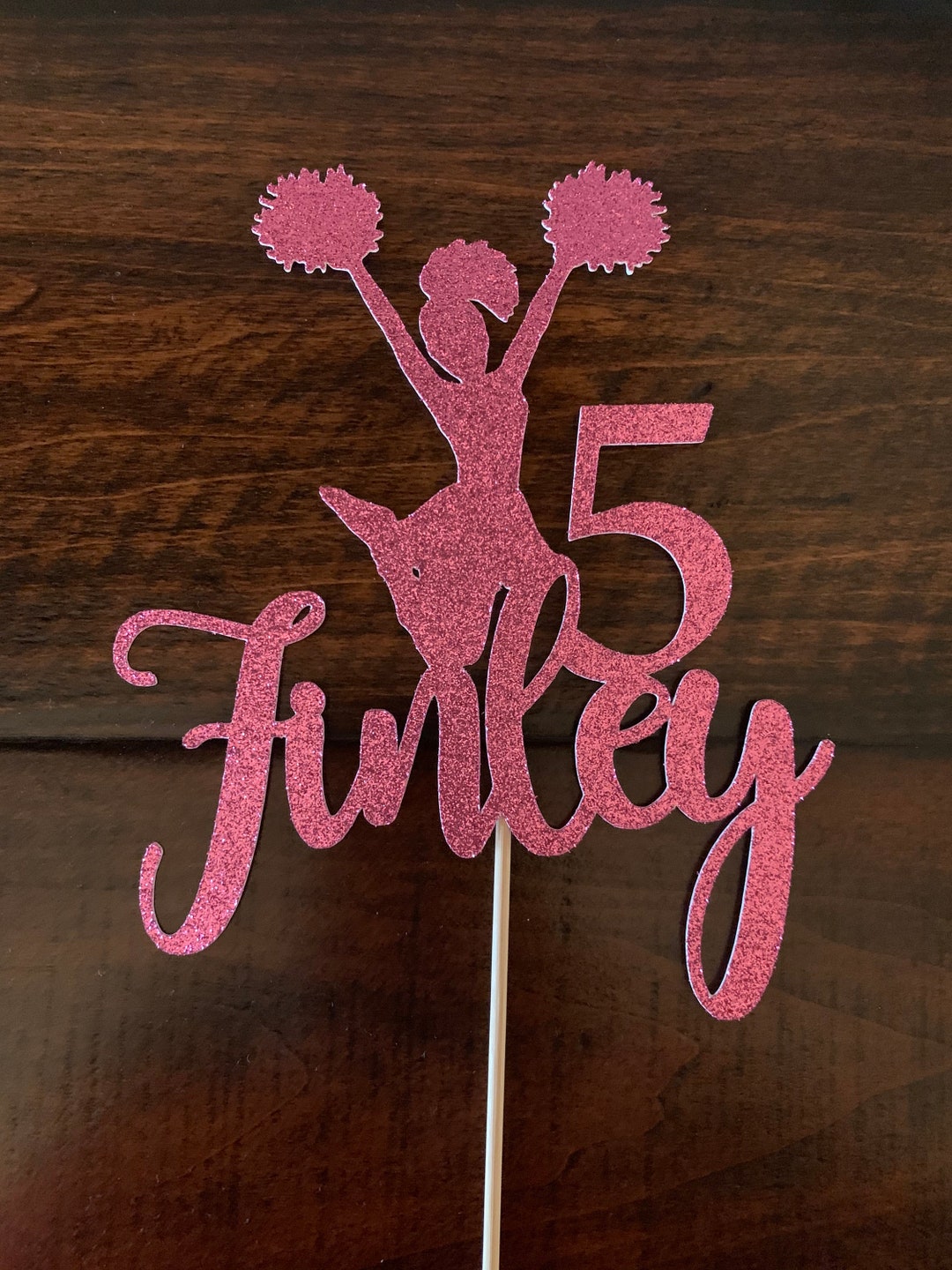 Cheer Birthday Cake Topper, Cheerleading Cake Topper, Cheer Cake Topper ...