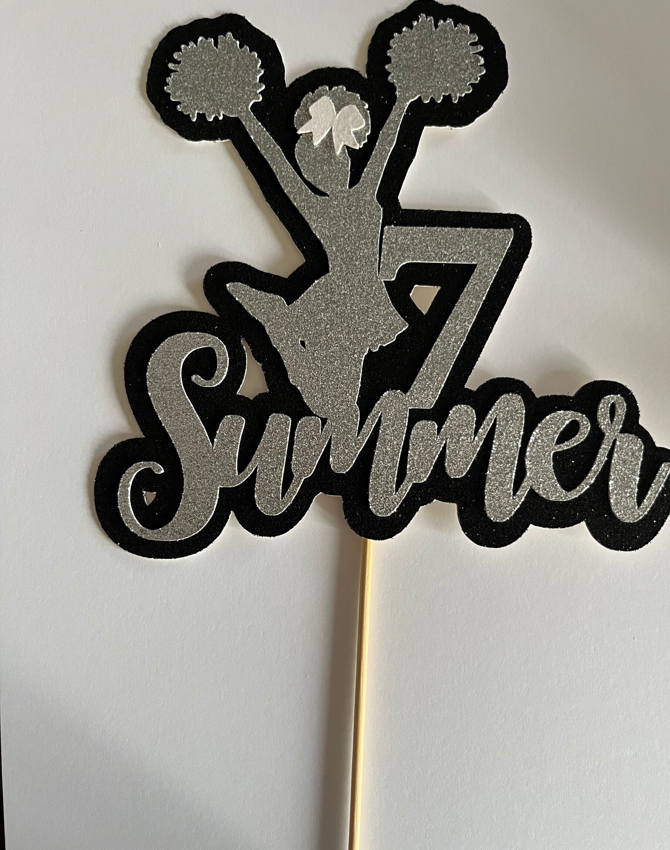 Cheer Birthday Cake Topper Cheerleading Cake Topper Cheer - Etsy