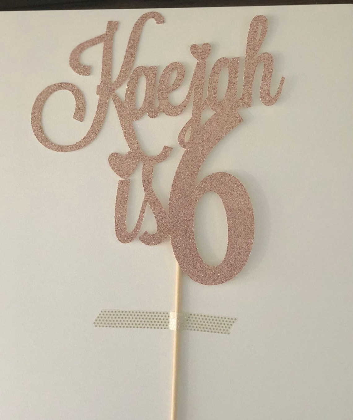 Birthday Cake Topper 6th Birthday Cake Topper Cake Topper - Etsy