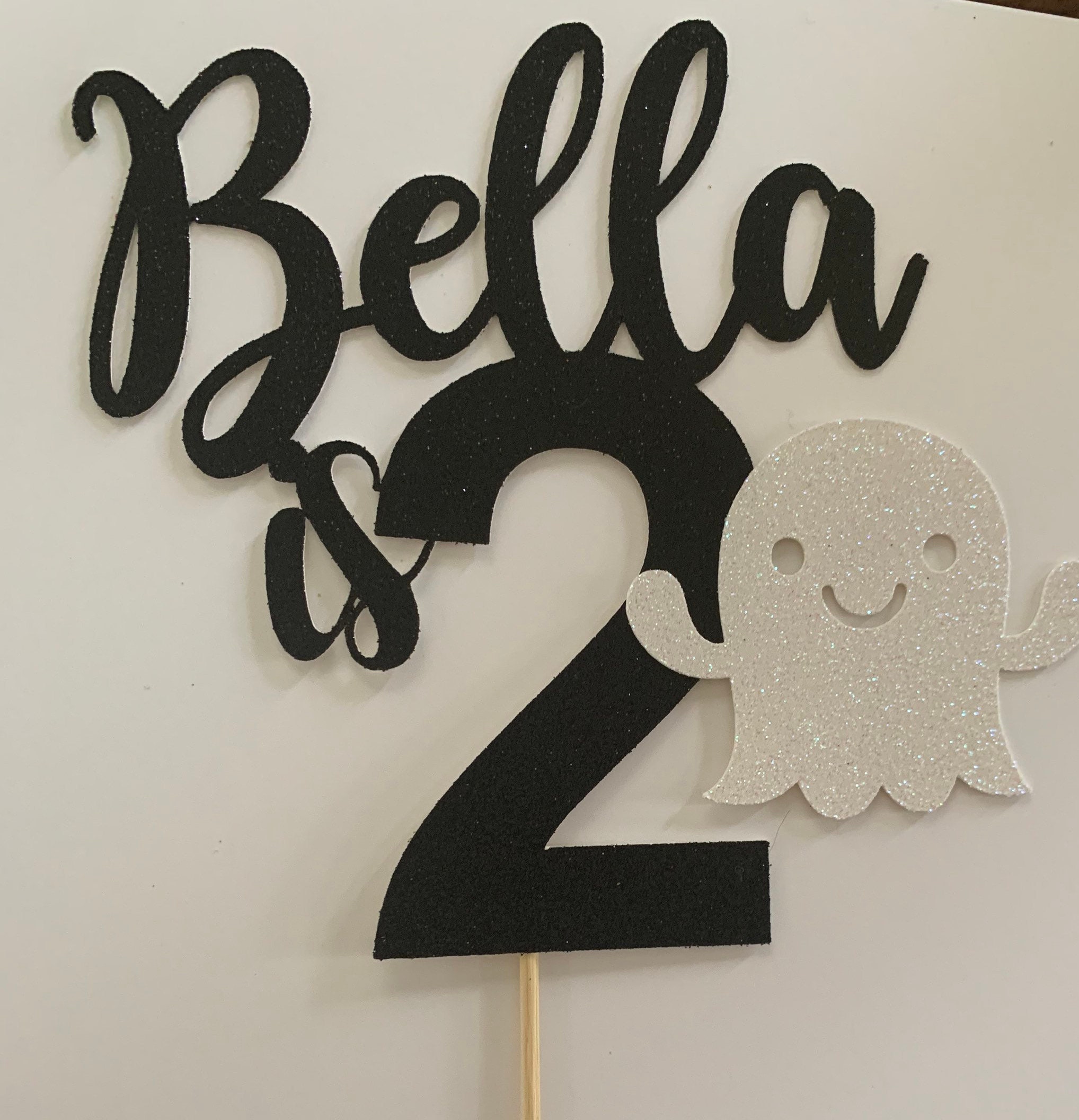 Halloween Birthday Cake Topper, Ghost Birthday Cake Topper , Ghost Cake ...