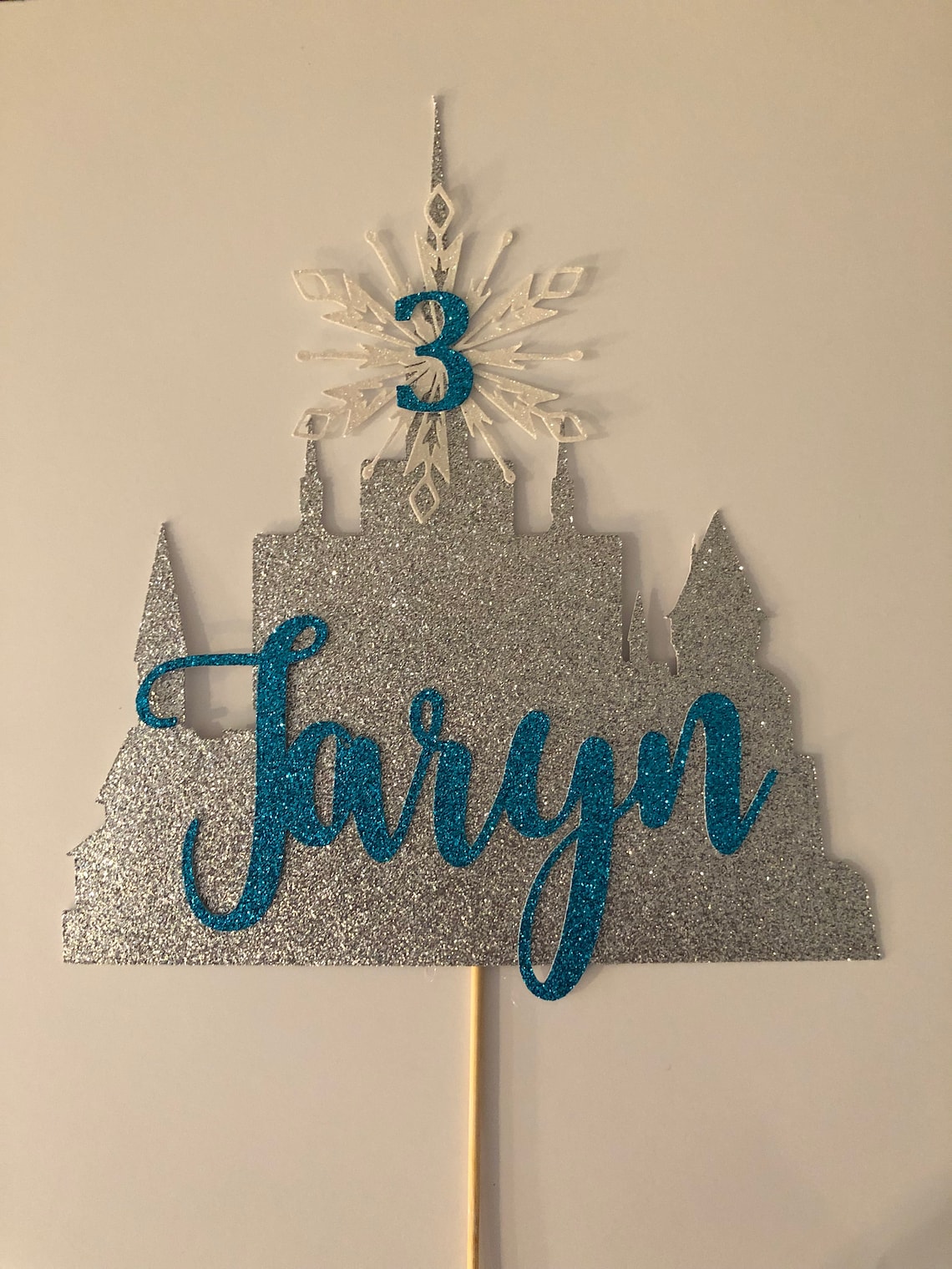 Frozen Castle Birthday Cake Topper Frozen Birthday Cake | Etsy