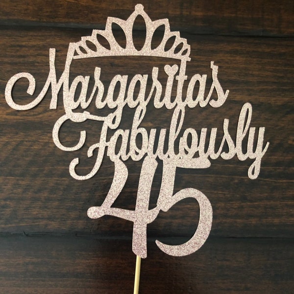 45th Birthday Cake - Etsy