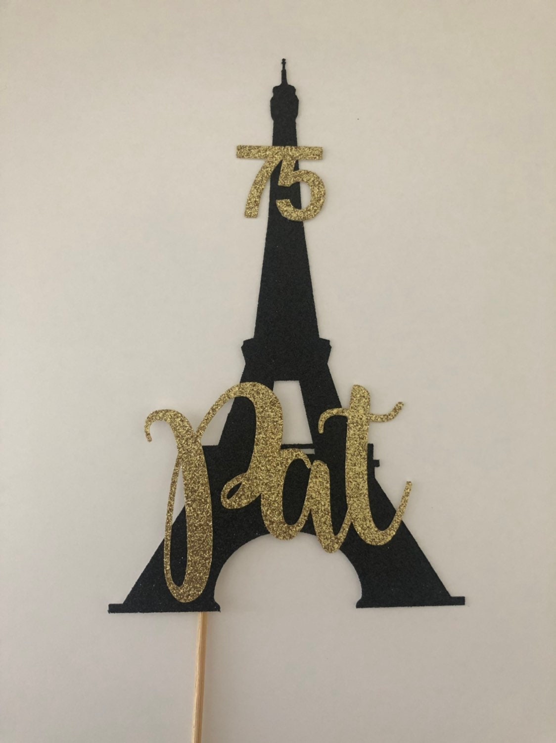 Paris Cake Topper Eiffel Tower Cake Topper Paris Birthday - Etsy Canada