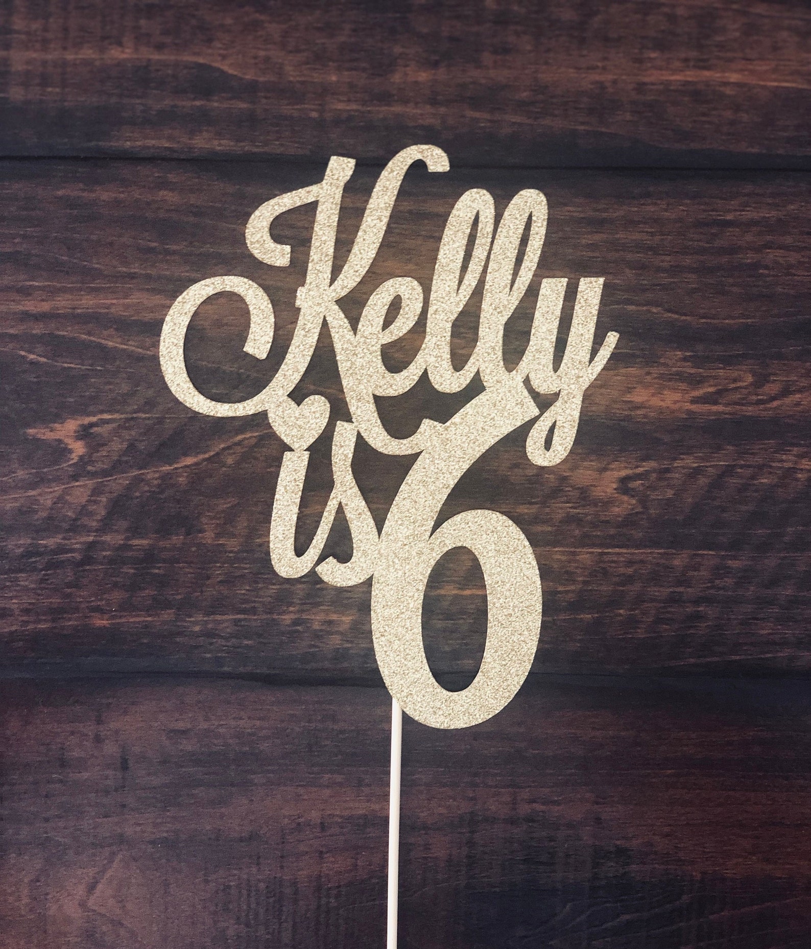 Birthday Cake Topper 6th Birthday Cake Topper Cake Topper - Etsy