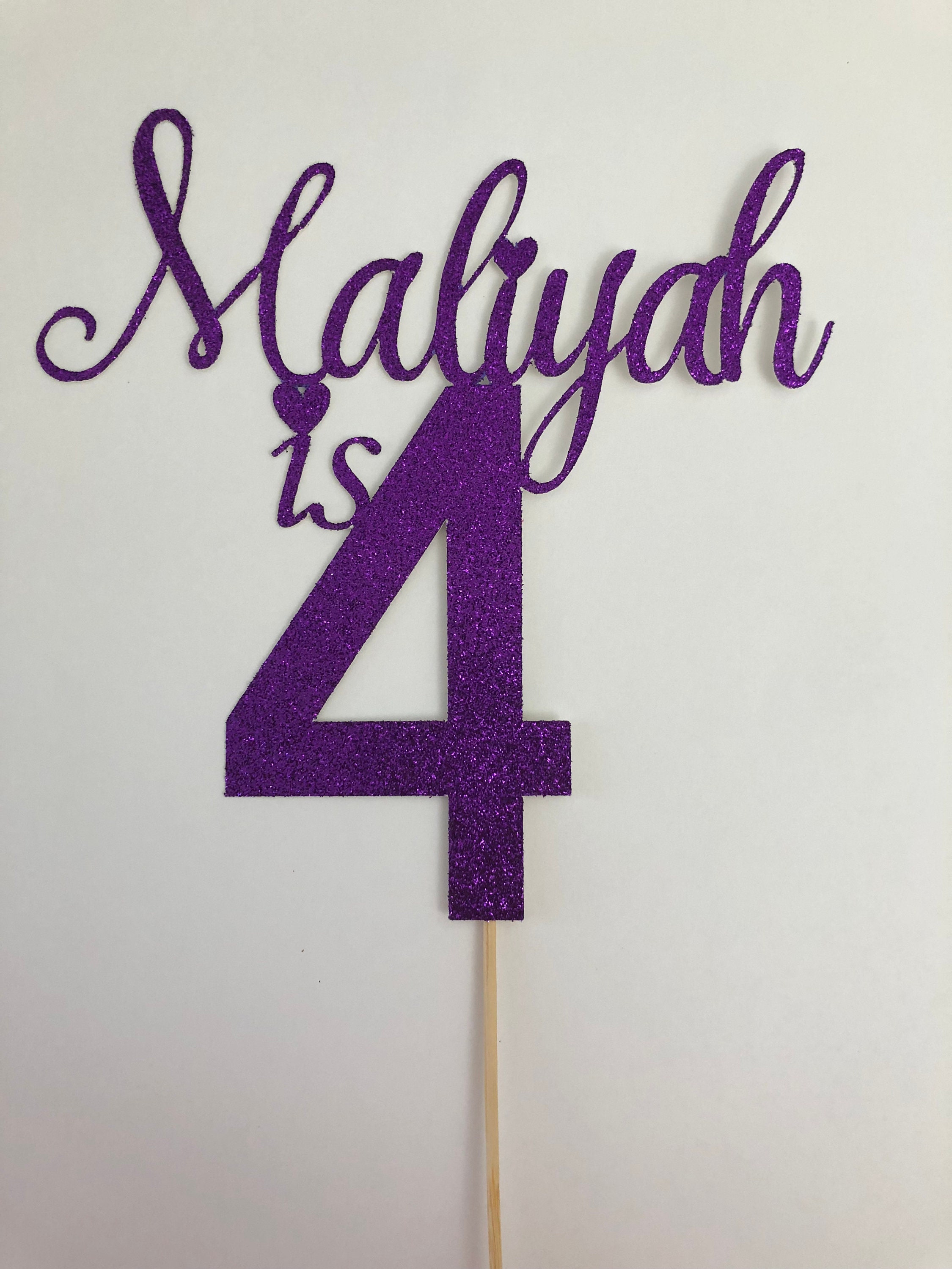 Birthday Cake Topper 6th Birthday Cake Topper Any Age Any | Etsy