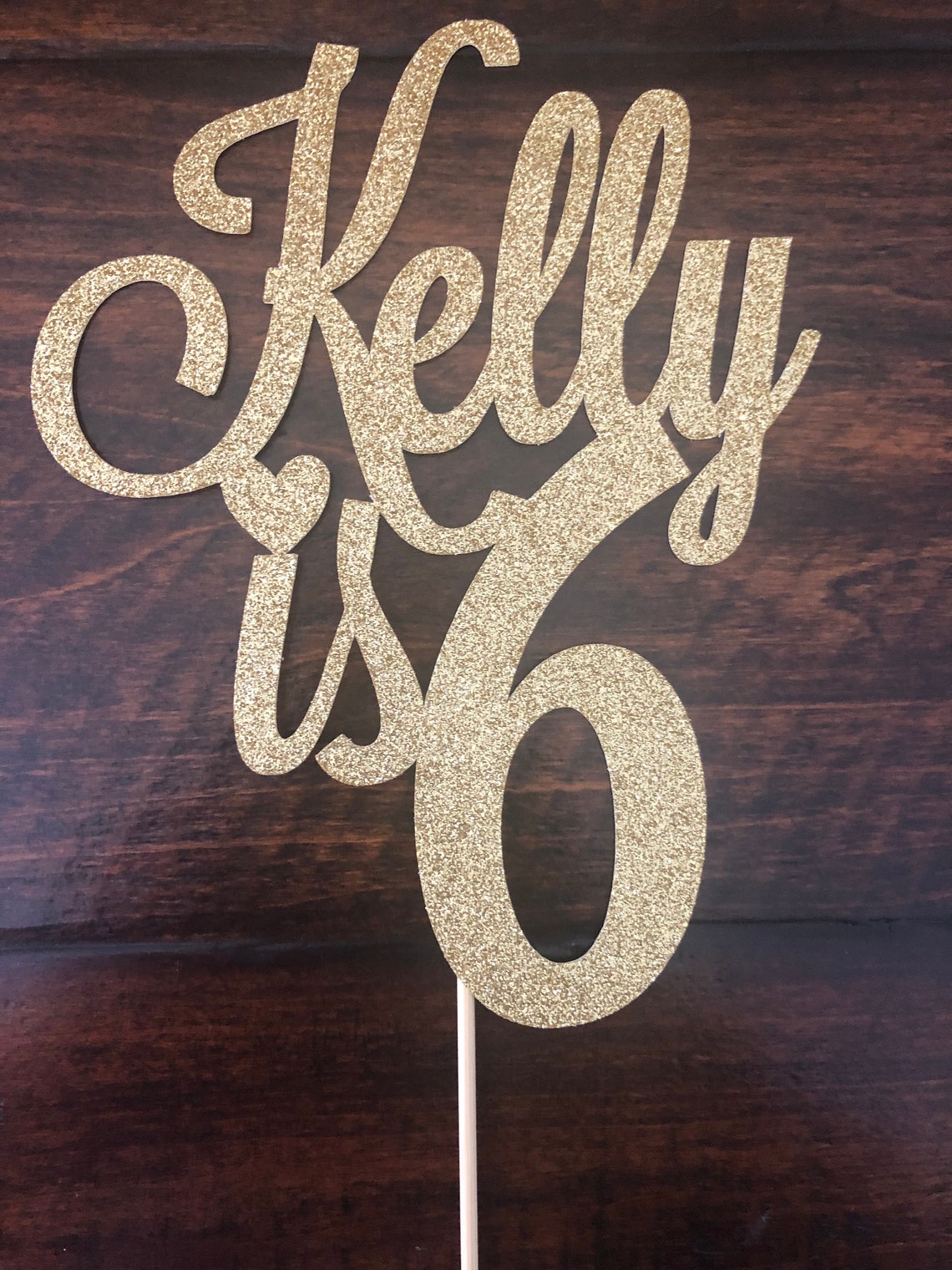 Birthday Cake Topper 6th Birthday Cake Topper Cake Topper - Etsy