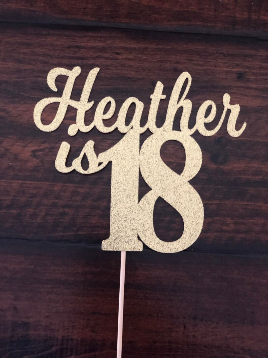 18th Birthday Cake Topper, Birthday Cake Topper, Cake Topper Birthday ...