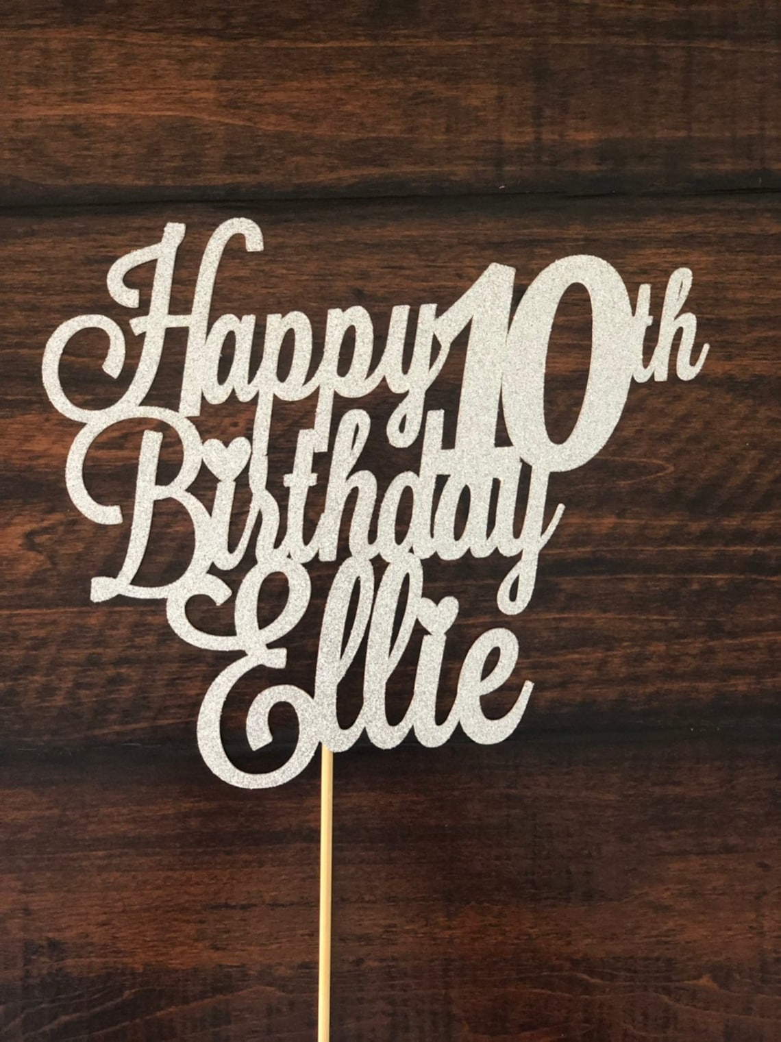 10th Birthday Cake Topper Birthday Cake Topper Cake Topper - Etsy