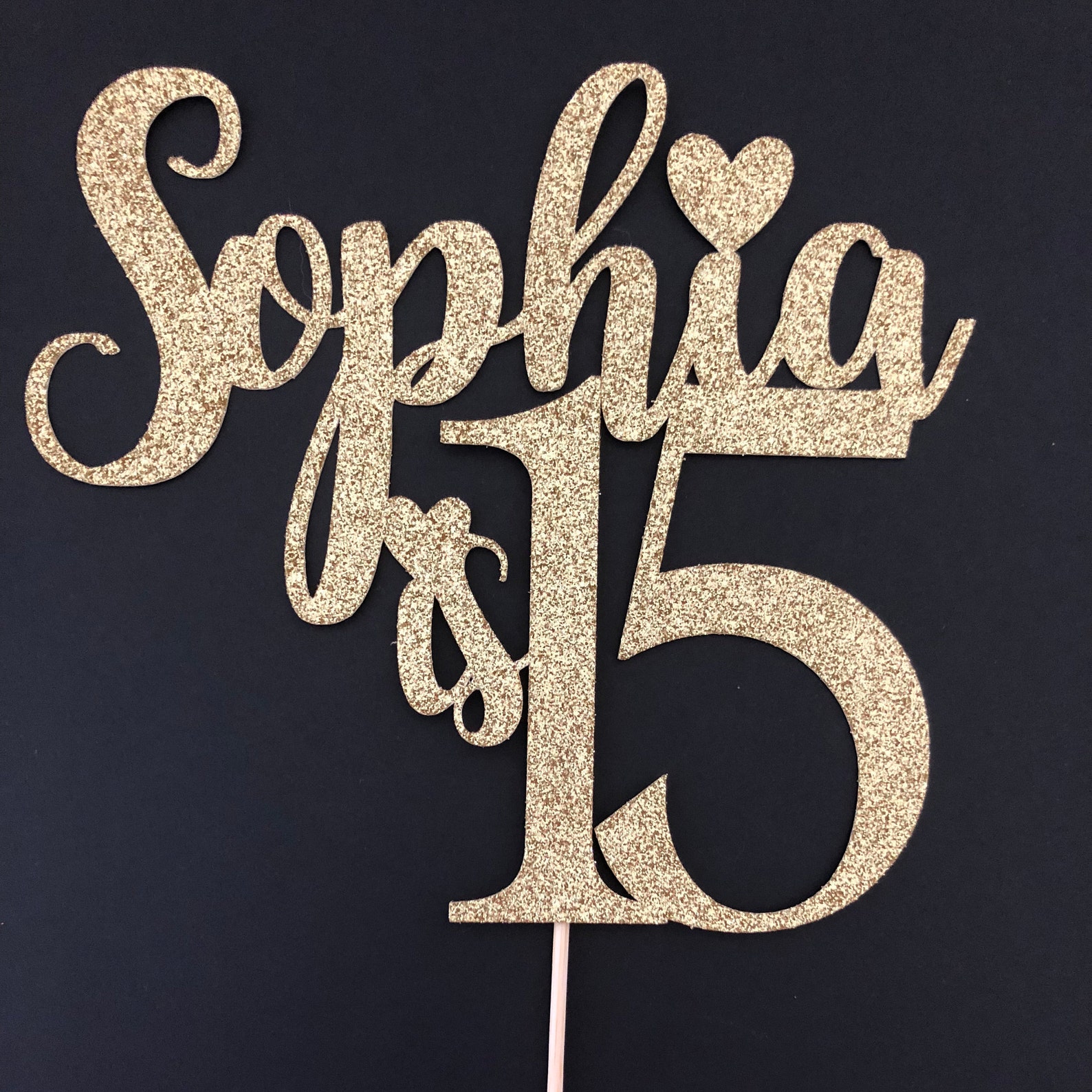 15th Birthday Cake Topper, Quinceanera Cake Topper, Happy 15th Birthday ...