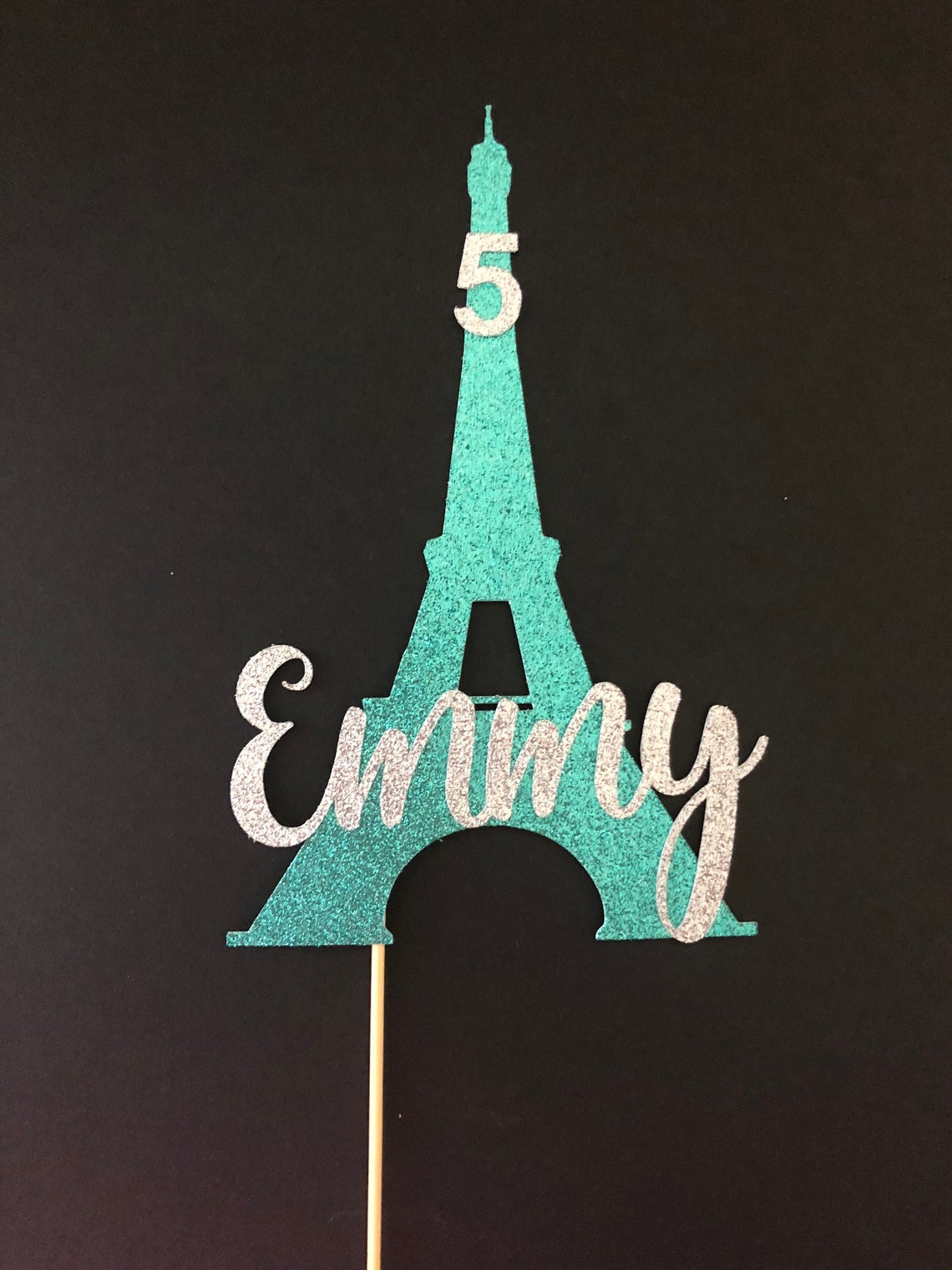 Paris Cake Topper Eiffel Tower Cake Topper Paris Birthday | Etsy