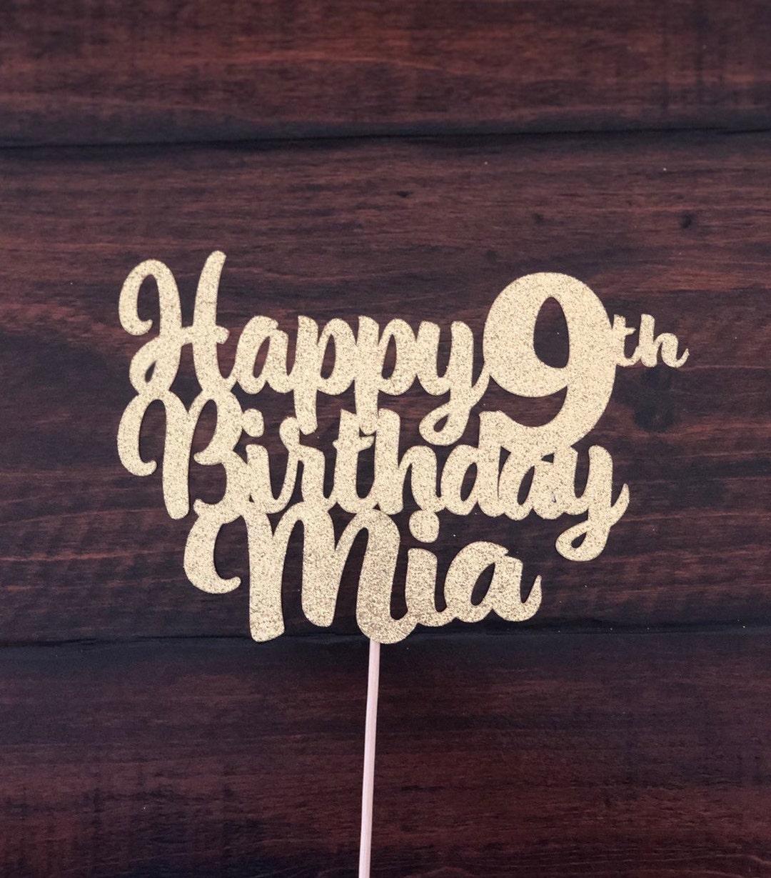 9th Birthday Cake Topper, Birthday Cake Topper, Cake Topper Birthday ...