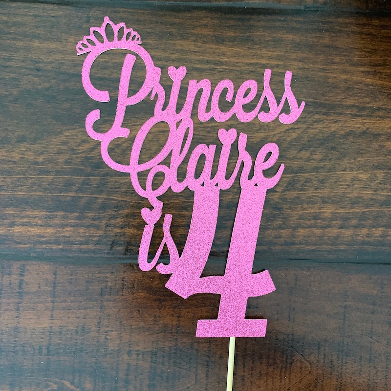 Princess Cake Topper - Etsy