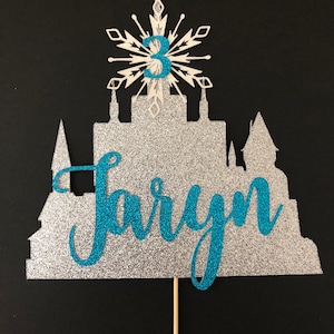 Frozen Castle Birthday Cake Topper, Frozen Birthday Cake Topper, 3rd ...