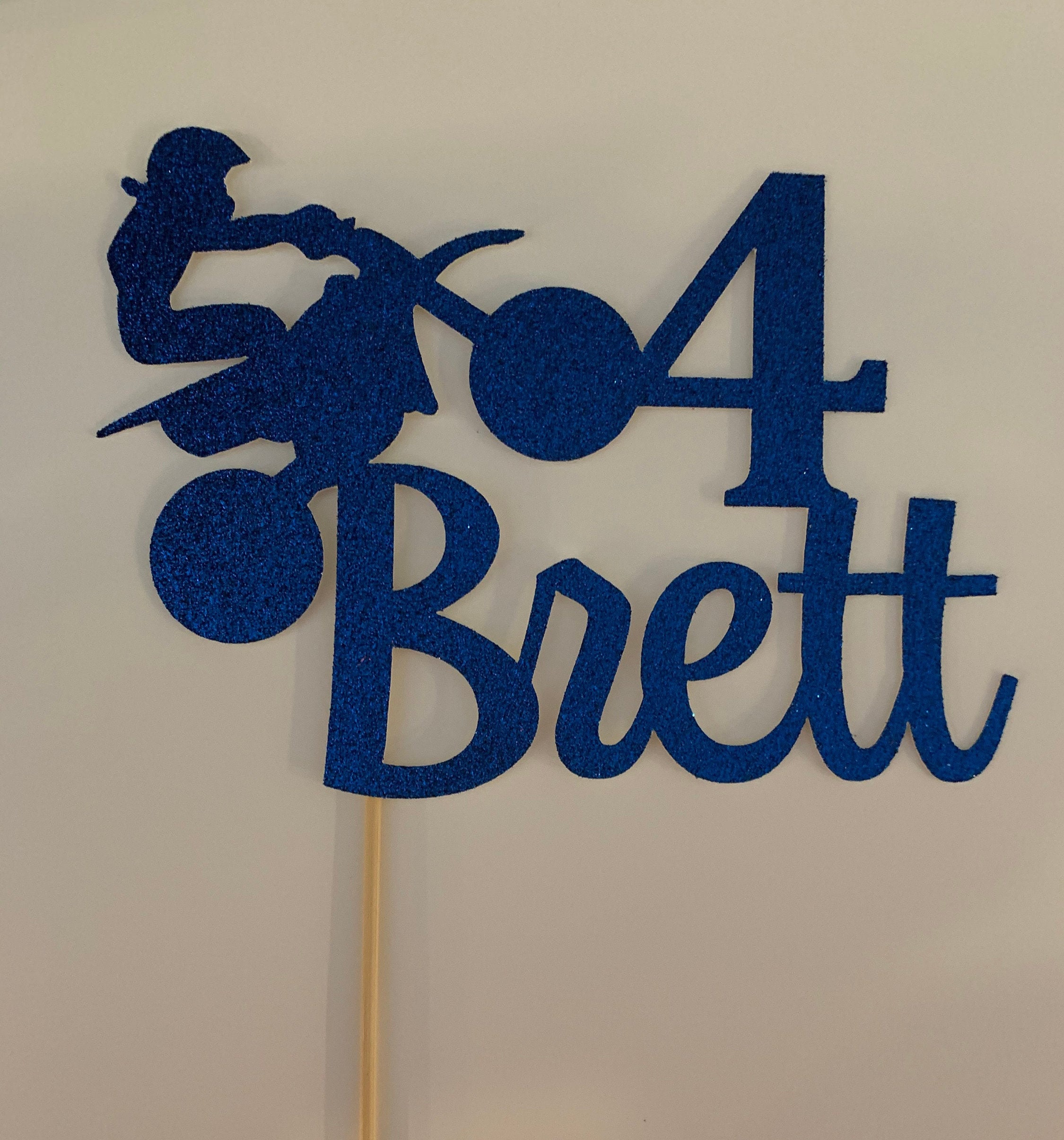 Motocross Birthday Cake Topper, Motocross Cake Topper, Dirt Bike Cake ...