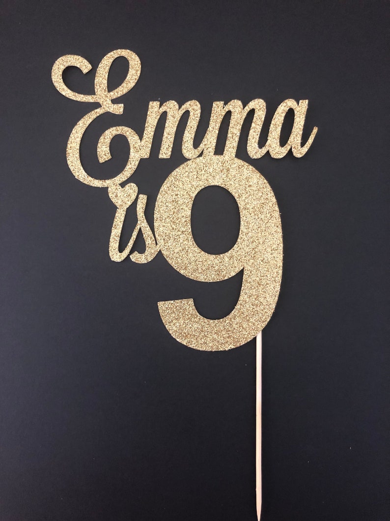 Birthday Cake Topper 9th Birthday Cake Topper Cake Topper - Etsy Canada