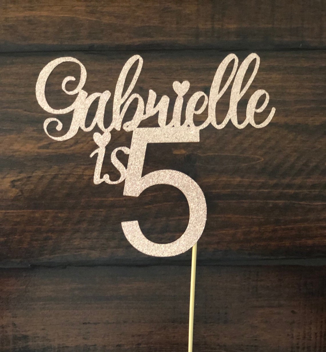 Birthday Cake Topper 6th Birthday Cake Topper Any Age Any | Etsy