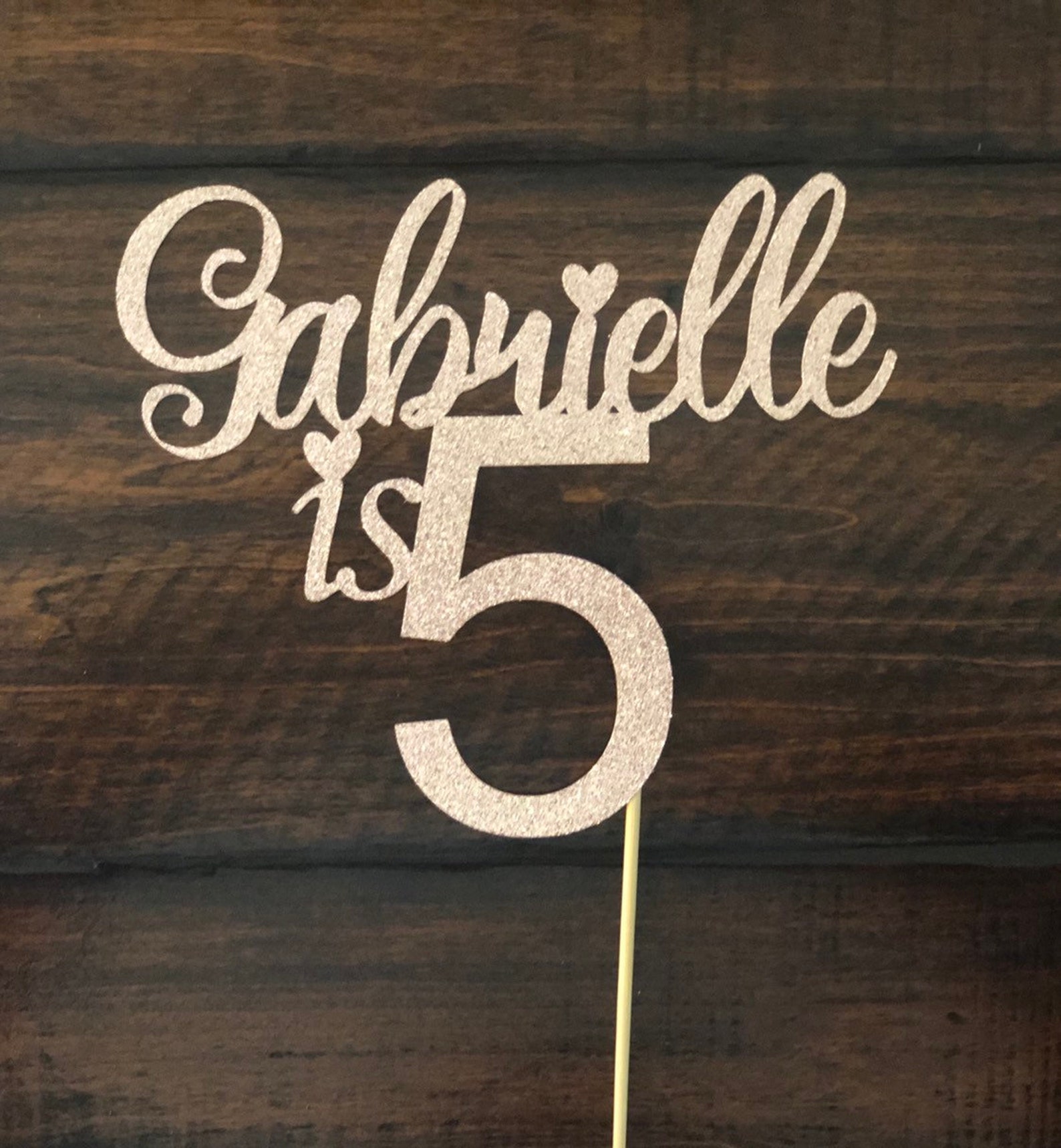 Birthday Cake Topper, 6th Birthday Cake Topper, Any Age Any One Name ...