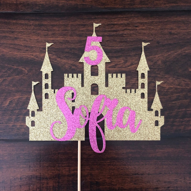 Castle Cake Topper - Etsy
