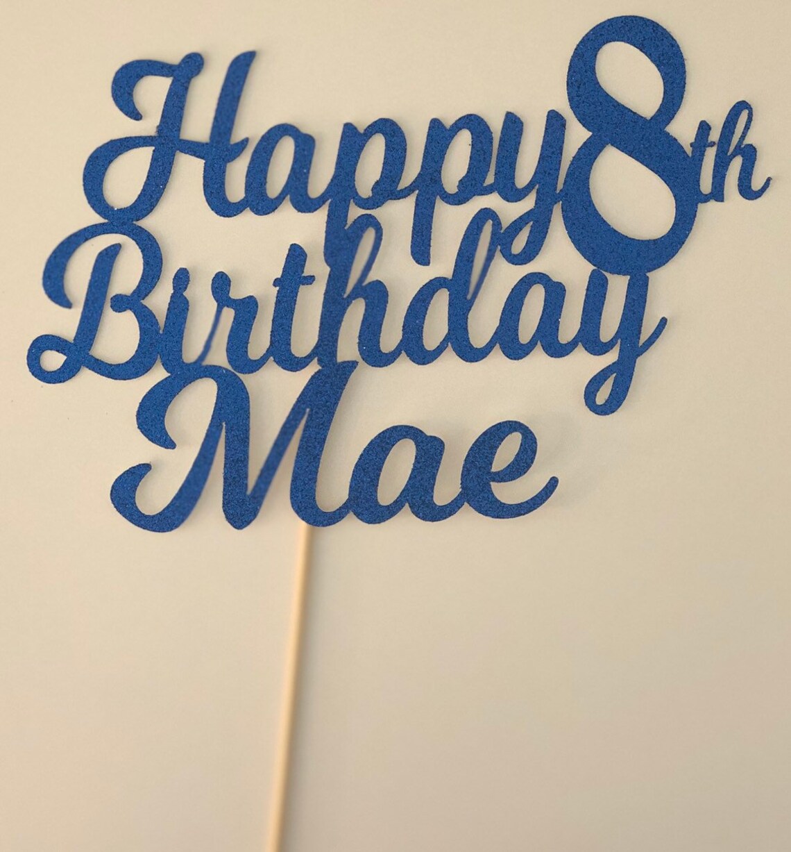 8th Birthday Cake Topper Birthday Cake Topper Cake Topper | Etsy