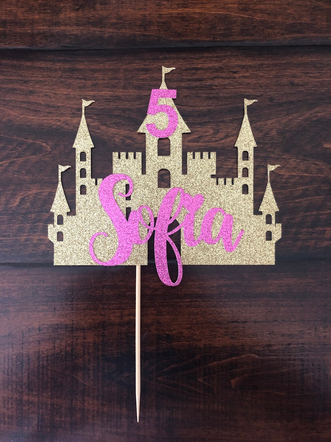 Princess Birthday Cake Topper Princess Castle Birthday Cake - Etsy