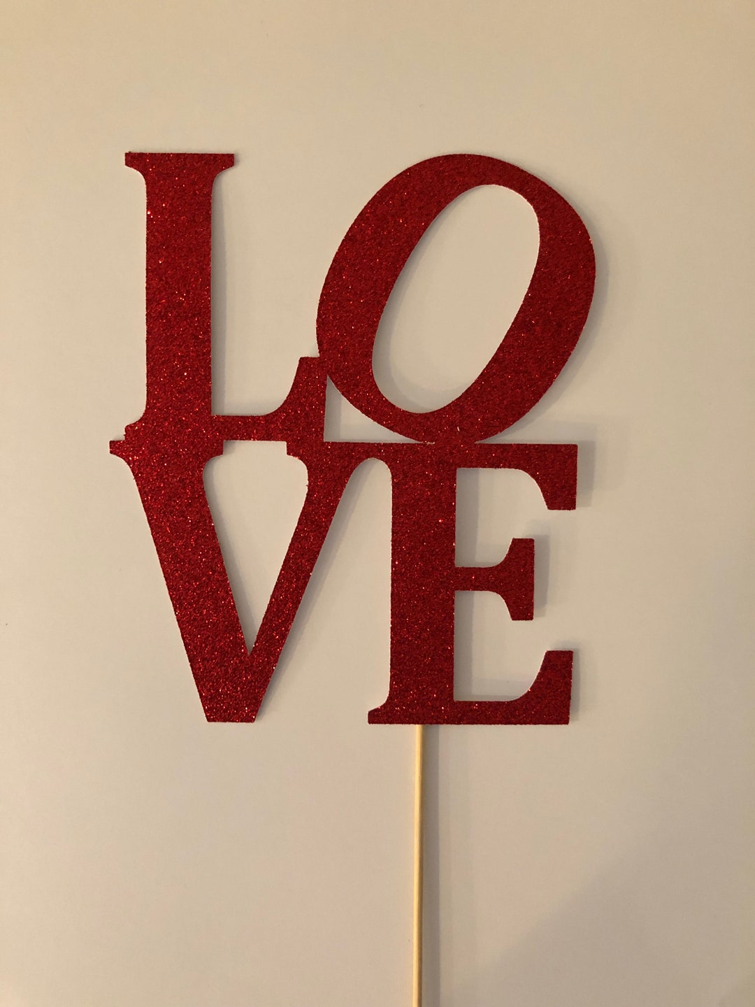 Love Cake Topper, Wedding Cake Topper, Bridal Shower Cake Topper ...